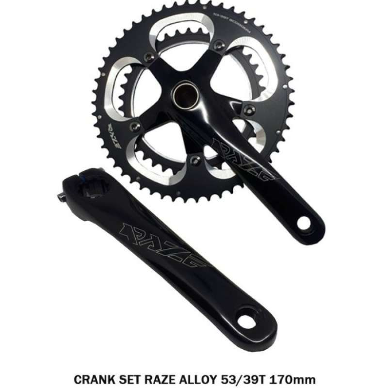 Jual Crank set Raze Hollowtech Black di Seller Relentless Sports - Petojo Utara, Kota Jakarta ...