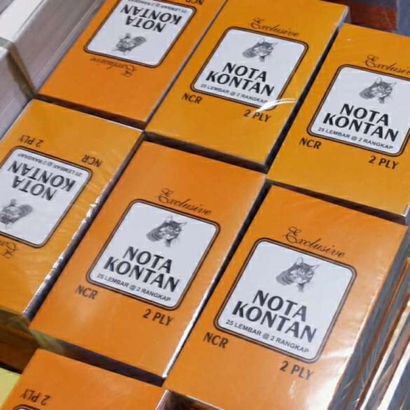 Jual Nota Kontan 2 Ply NCR Exlusive Tanpa Karbon Murah di Seller Toko ...