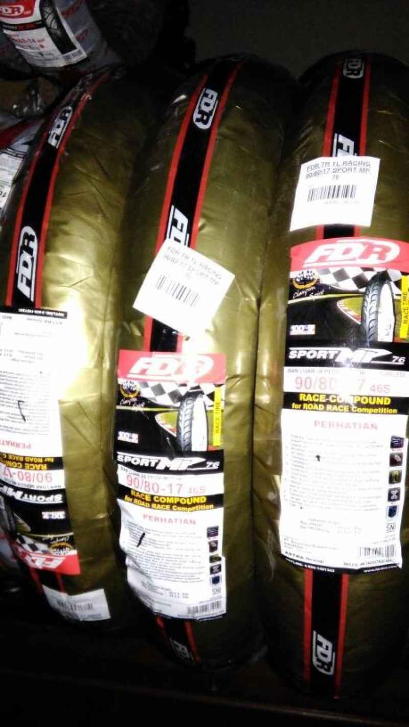 Promo FDR SOFT COMPOUND 90/80-17 MP76 ROAD RACE Diskon 26% di Seller ...