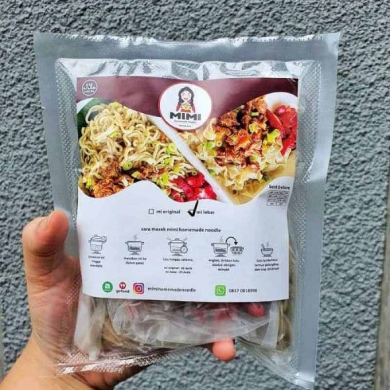 Jual BAKMI FROZEN PACK MIE AYAM HALAL KEMASAN BEKU MIMI HOMEMADE NOODLE ...