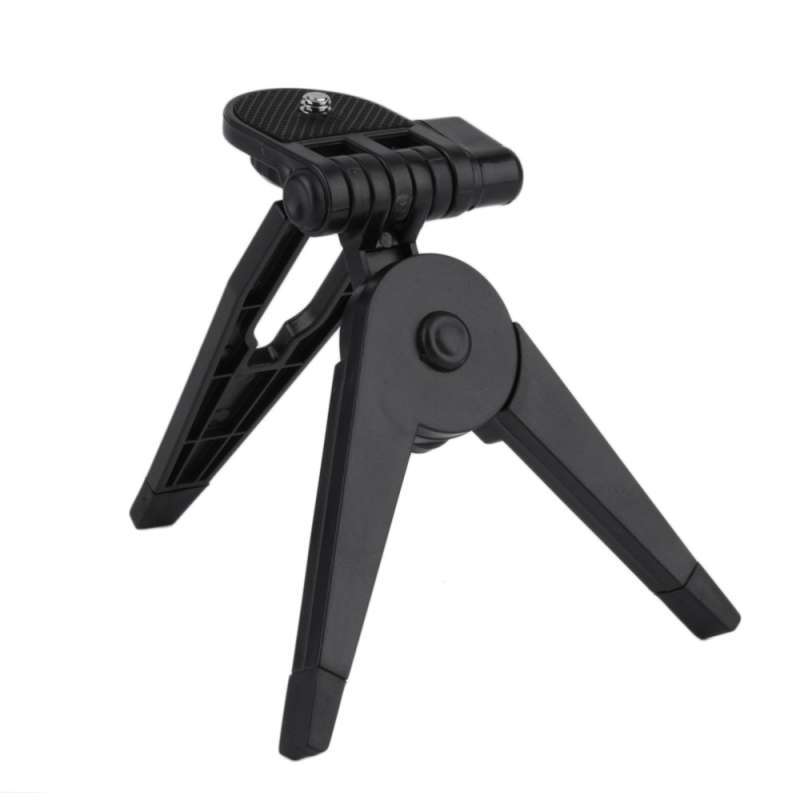 Jual TOLKIEN 2in1 Portable Mini Folding Tripod Jangka for DSLR - Black ...