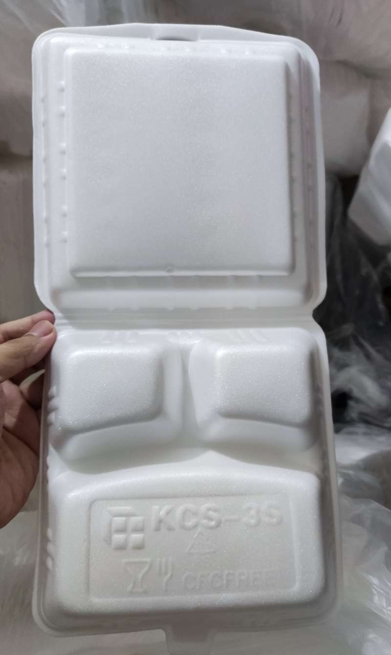 Promo PROMO Box Styrofoam Nasi Sekat 200 pcs Merk KCS Diskon 13% di ...