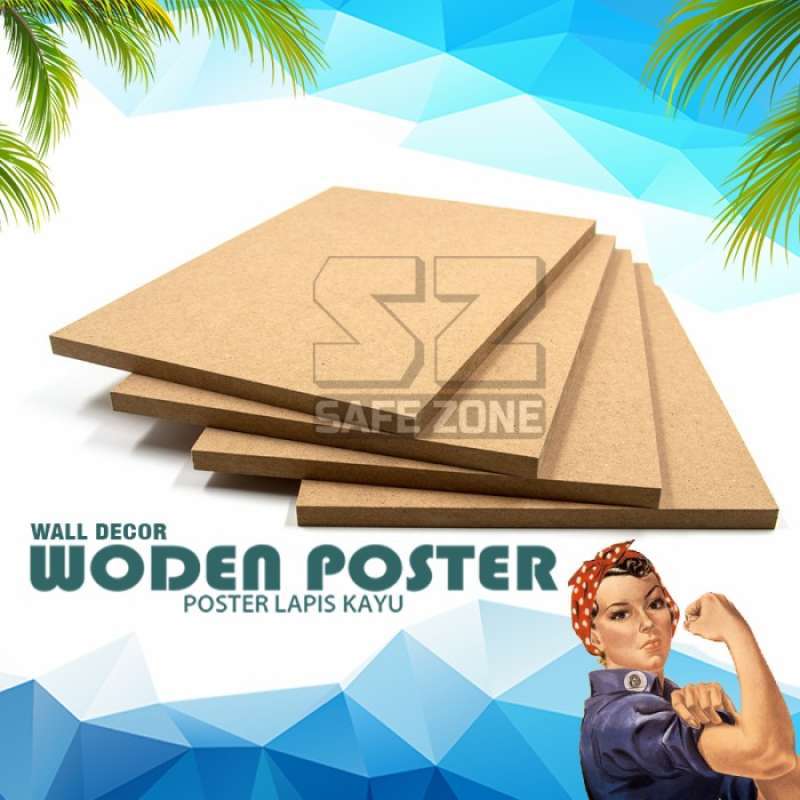 Promo Wall Decor Kayu Hiasan Dinding Poster Aesthetic By Safe Zone ...