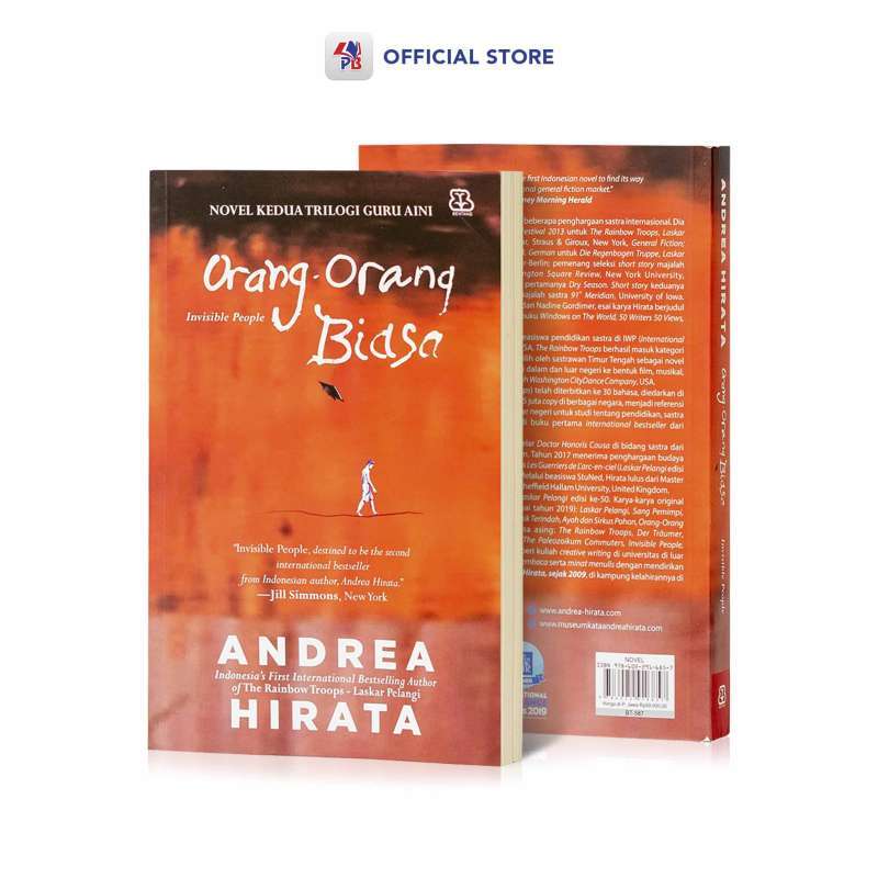 Jual Buku Novel Laskar Pelangi Andrea Hirata Orang Orang Biasa Guru ...