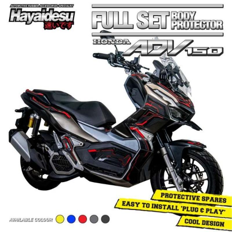 Promo Hayaidesu Honda ADV Body Protector Full Set Cover - Merah Hitam ...