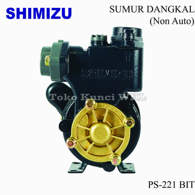 Jual Pompa Air Shimizu Ps 221 Bit 200 Watt Non Otomatis Sumur Dangkal ...