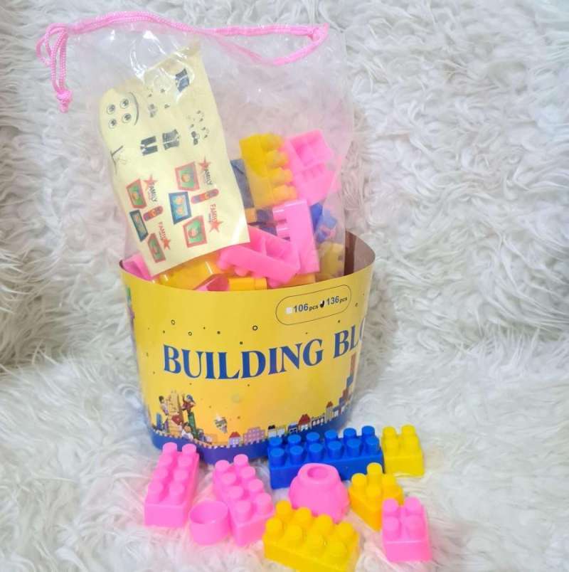 Jual Mainan Edukasi Lego Block Brick Anak 136 Toys Hobi Montessori ...