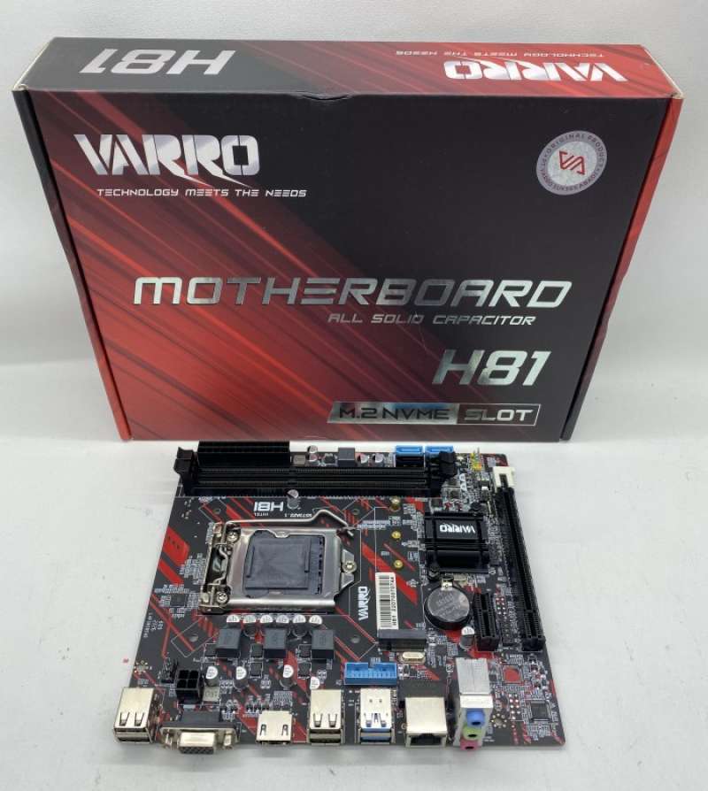 Jual MOTHERBOARD VARRO H81 LGA 1150 di Seller NEW VISION - Pondok Kopi, Kota Jakarta Timur | Blibli