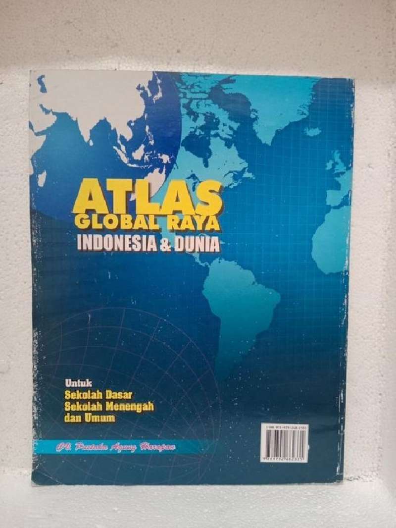 Jual Buku Atlas Global Raya Indonesia & Dunia Edisi Terbaru 34 Provinsi ...