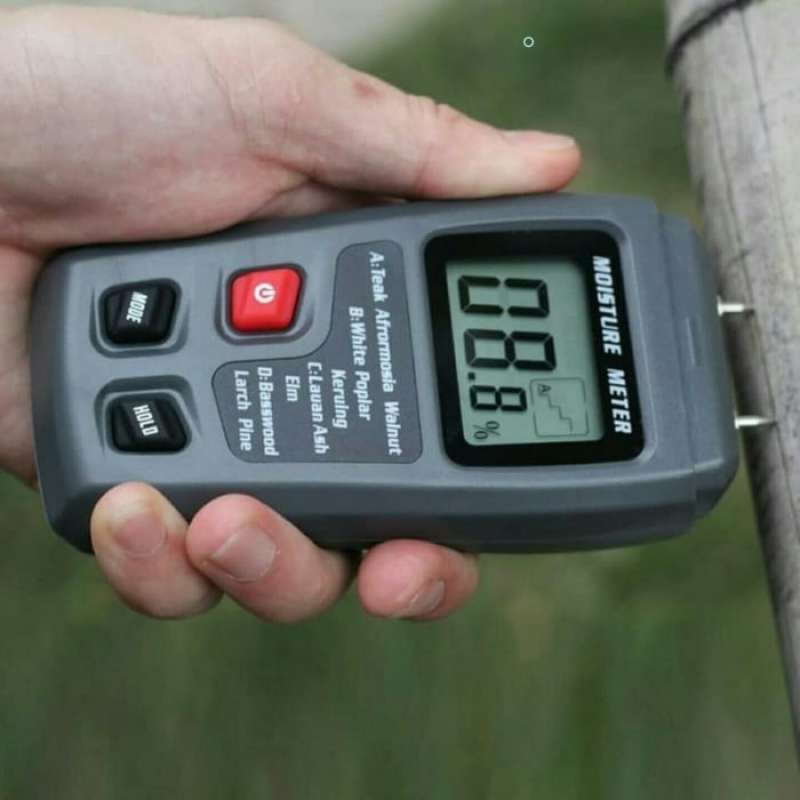 Promo Wood Moisture Meter Kayu Kertas EMT-01 Pengukur Kadar Air Paper ...