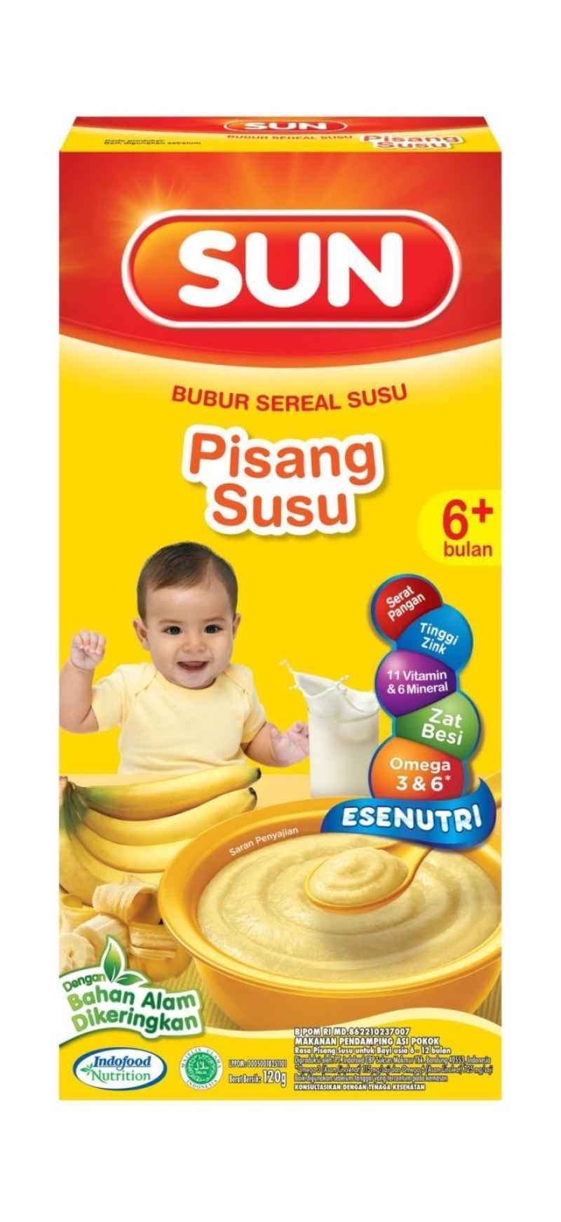 Jual Sun Bubur Sereal Susu Pisang 120 Gr Box Di Seller Kids Malang ...