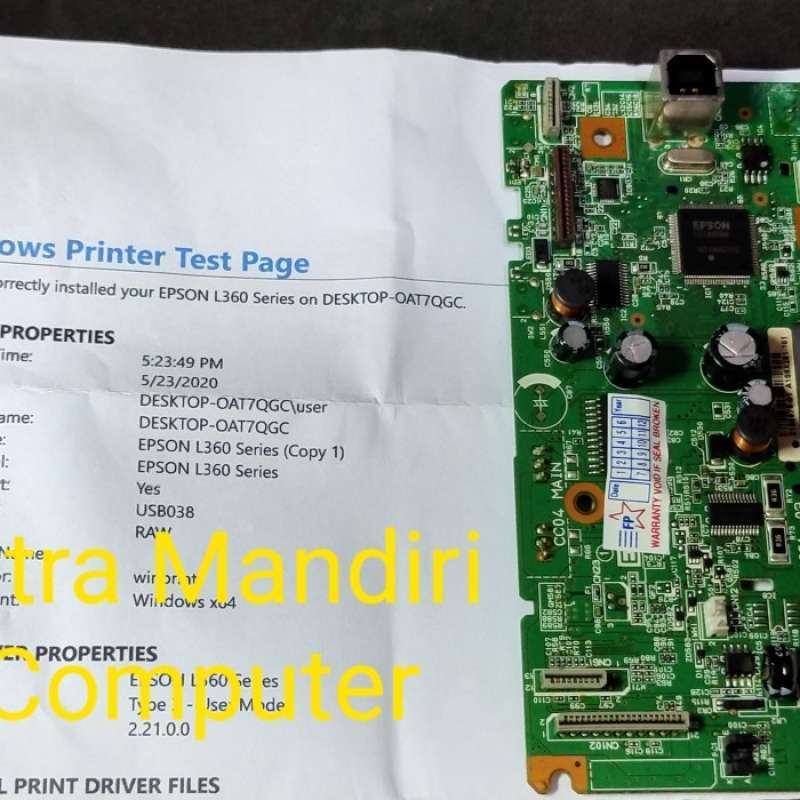Promo Mainboard printer L360 cabutan unit baru Diskon 23% di Seller Cetakanmu Store - Kota ...