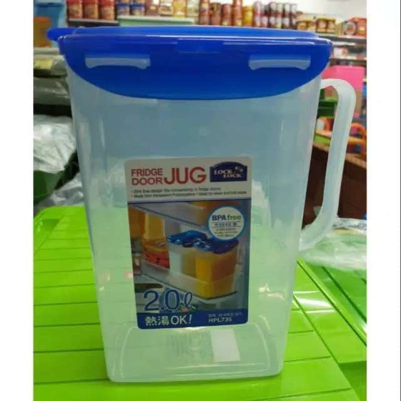 Promo Lock & Lock 2L Hpl735 Lock & Lock N Lock Water Jug - Fridge Jug ...