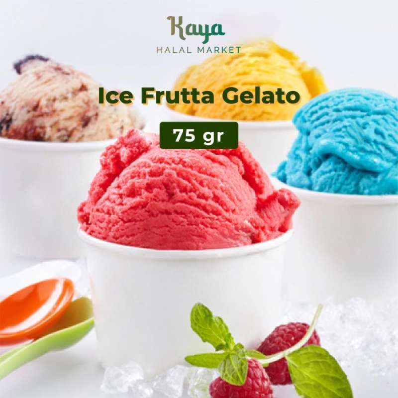 Promo Ice Gelato Cup 75gr Any Varian Premium Dan Halal By Frutta Gelato ...