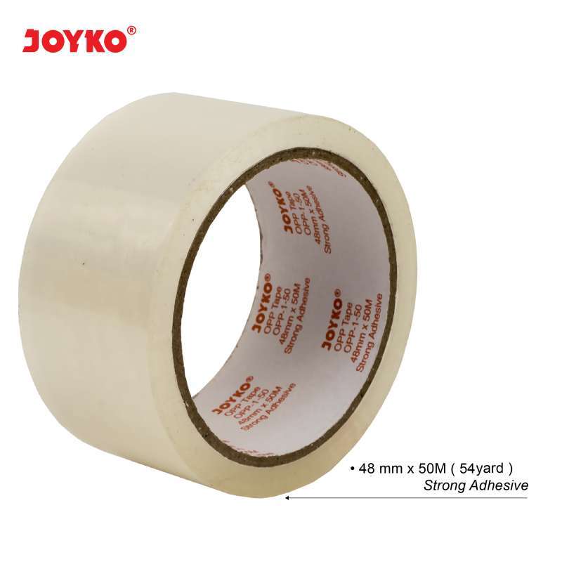 Jual Opp Tape Lakban Bening Joyko OPP-1-50 48 mm x 50 M ( 54 yard ) di ...