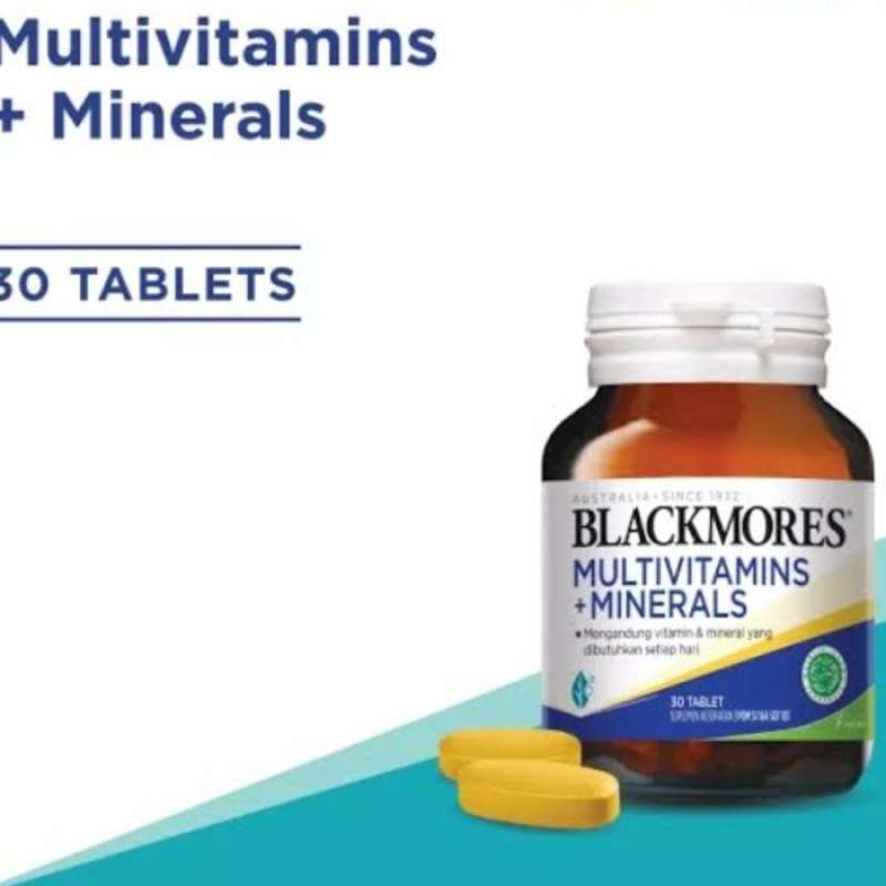 Jual BLACKMORES MULTIVITAMIN + MINERAL 30 TABLET KALBE BPOM di Seller Afifah Tick - Kartini ...