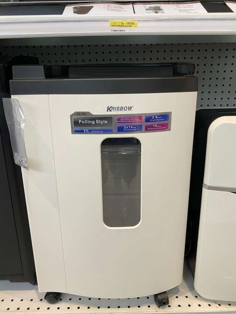 Jual Krisbow Mesin Penghancur Kertas Micro Cut S8106 Di Seller Wafi ...