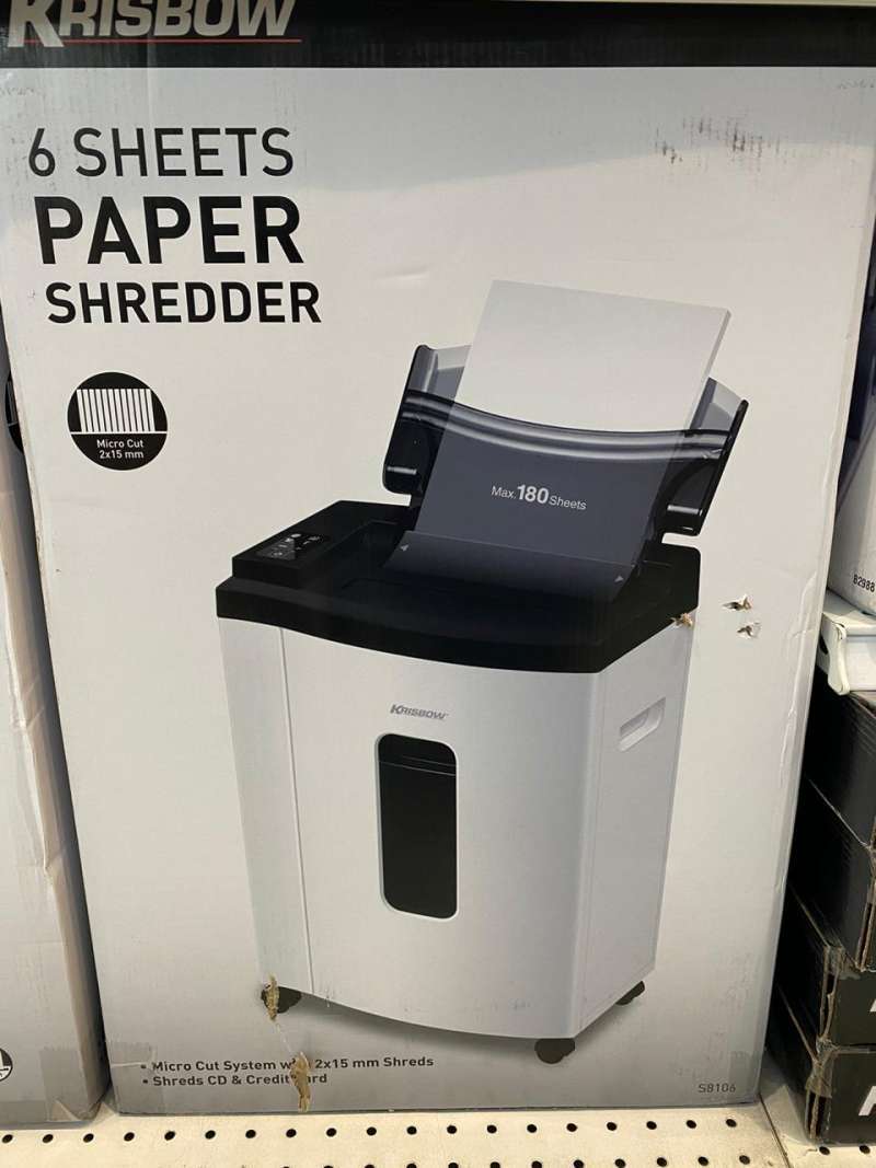 Jual Krisbow Mesin Penghancur Kertas Micro Cut S8106 Di Seller Wafi ...