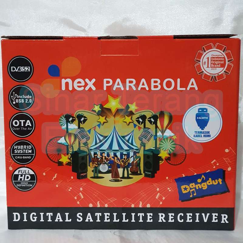 Jual Nex Parabola Hd Merah Receiver Parabola Hybrid Free Kabel Hd Di ...