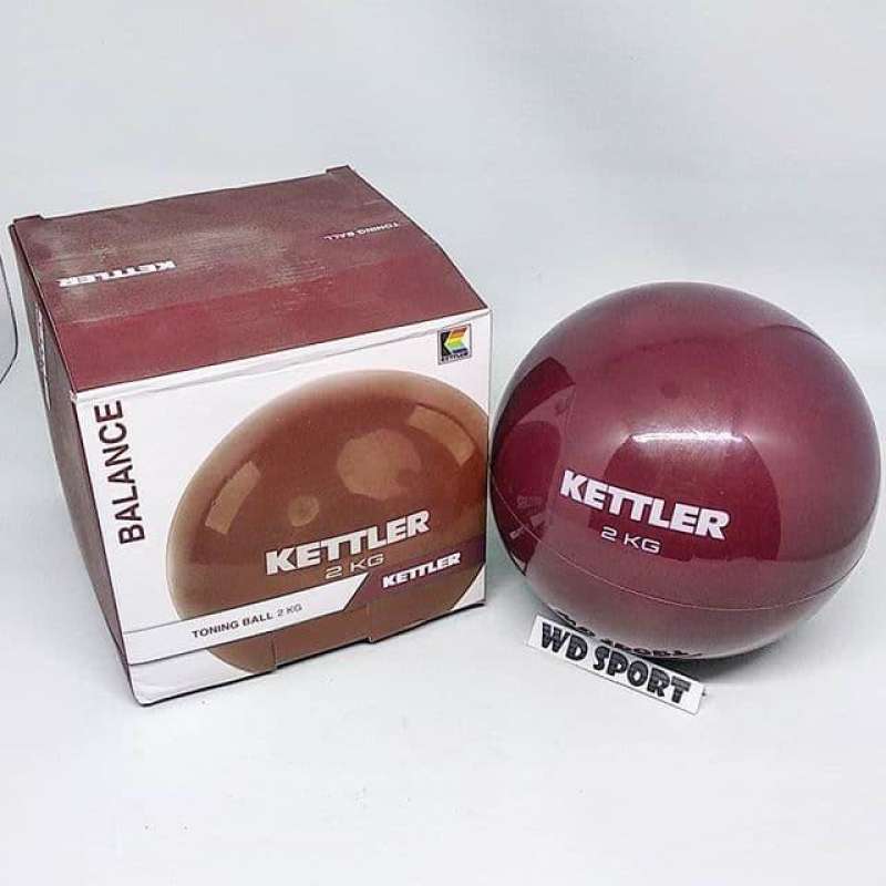 Jual Toning Ball 2kg KETTLER Medicine Ball Bola Berat Beban Toss Voli ...
