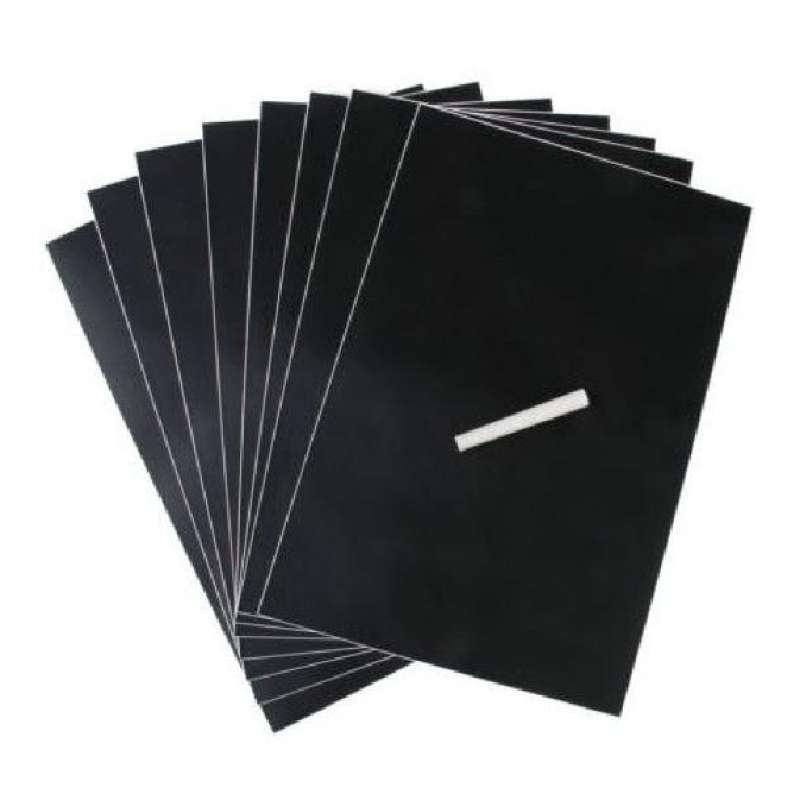 Jual ALLOYSEED Stiker Papan Tulis A4 Removable 8 PCS - TH002 - Black di ...