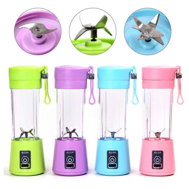 Promo juice cup blender mini portable mini/usb blender juice - 4 blade ...