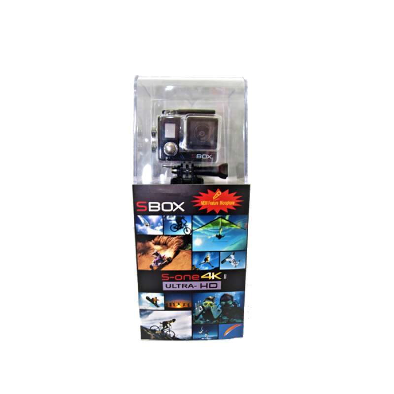 Promo SBOX S-One 4K Mark II Ultra HD - Action Cam Sbox 4k Free Mic di ...