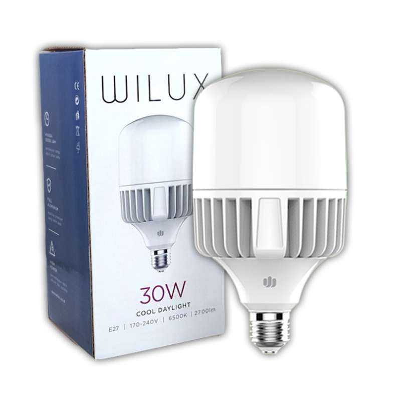 Promo Lampu WILUX LED TBulb - 30W - Putih CDL 6500K - Kapsul Diskon 22% ...