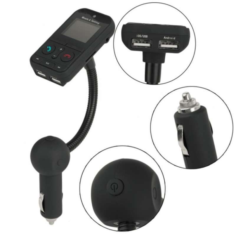 Jual 640C Automatic Car Music Talking Kit FM Transmitter LCD n Remote ...