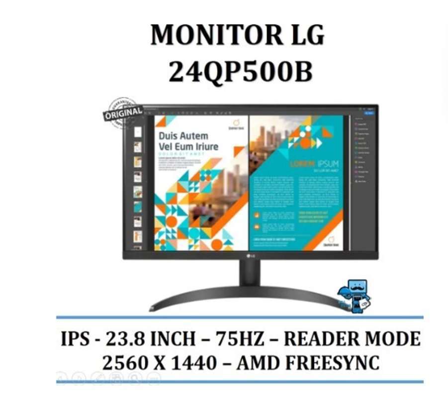 Jual Monitor LG 24QP500-B / 24QP500 B 23.8 INCH QHD - IPS AMD FreeSync ...