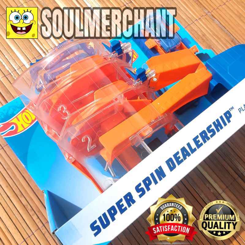 Promo HOTWHEELS SUPER SPIN DEALERSHIP PLAY set - TRACK CITY [ORIGINAL ...