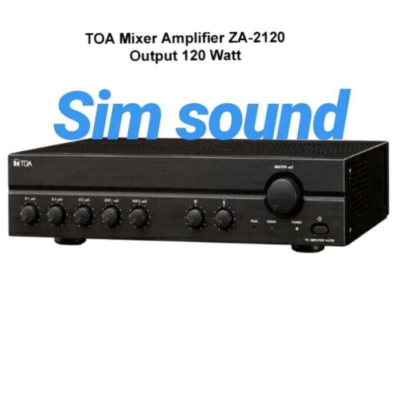 Promo AMPLIFIER TOA ZA2120 AMPLI ZA 2120 ORIGINAL 120 WATT Diskon 23% ...