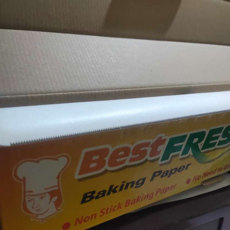 Promo BAKING PAPER KERTAS BAKING BEST FRESH 45 cm x 75 Meter BESTFRESH ...