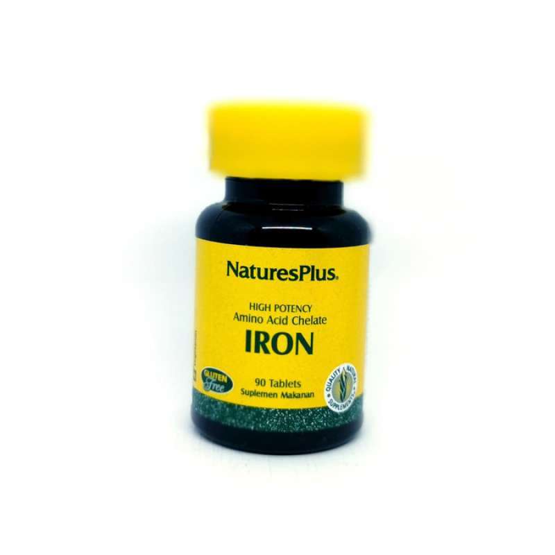 Jual Nature's Plus Nature Plus IRON 20Mg Anemia Mudah Capek 90 Tablets ...