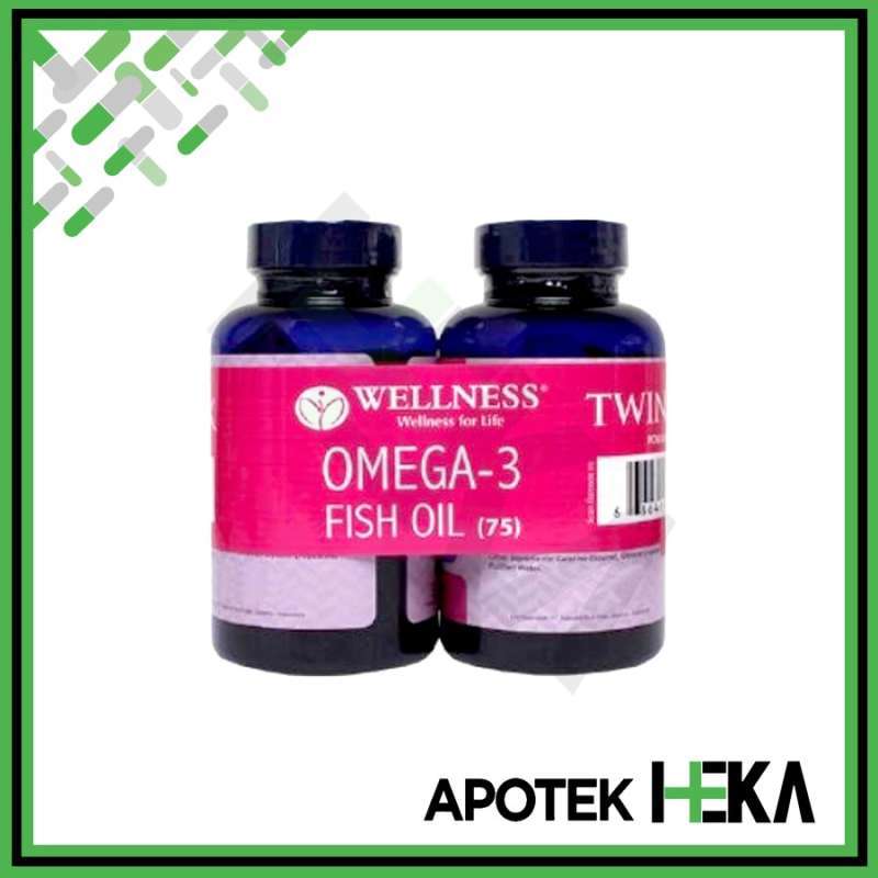 Jual Wellness Omega 3 Fish Oil 1000 mg - Menurunkan Kolesterol Darah ...