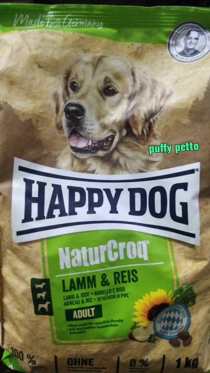Jual puffy petto happy dog natur croq lamb and rice-makanan kering ...