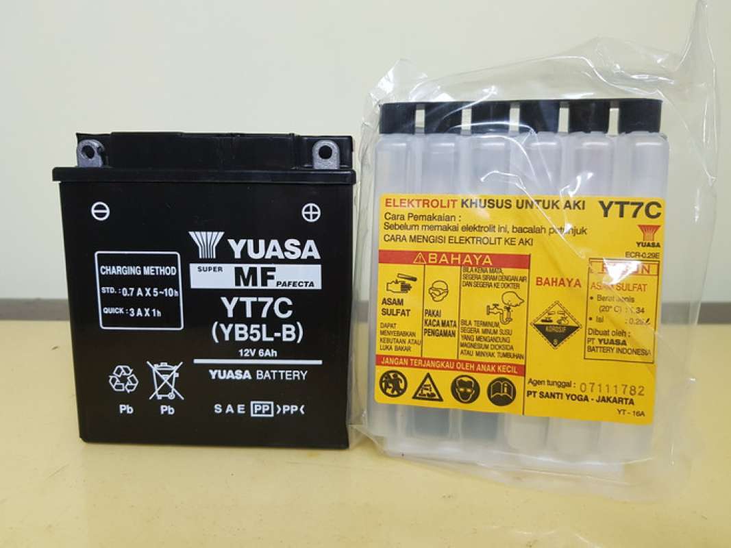 Jual Aki Motor Honda Megapro Yt7c Yuasa Original Accu Kering Di Seller Karbura Store - Duri Kepa ...