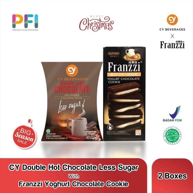 Jual Cy Choco Less Sugar Box 312gr + Franzzi Yogurt Chocolate 115gr Di ...