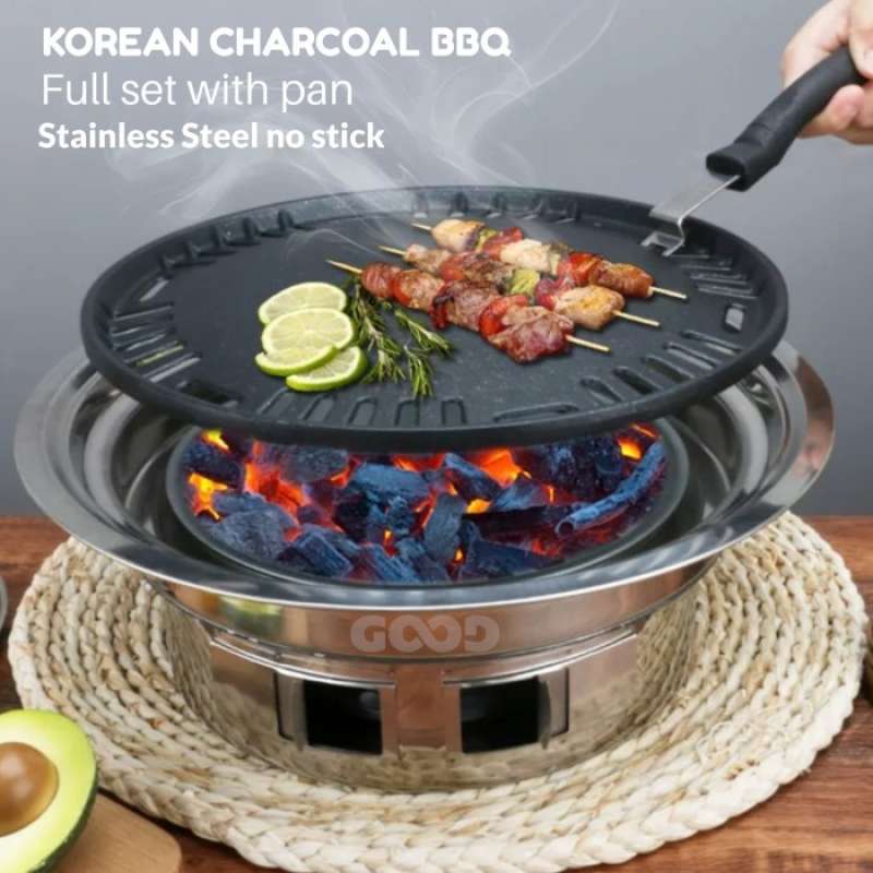 Jual Pemanggang Arang Bbq Korean/ Stainless Steel Di Seller Niagaraa ...