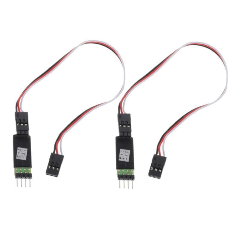 Jual 3 Channels Control Switch Receiver Cord Model Car 2 Leds Lights ...