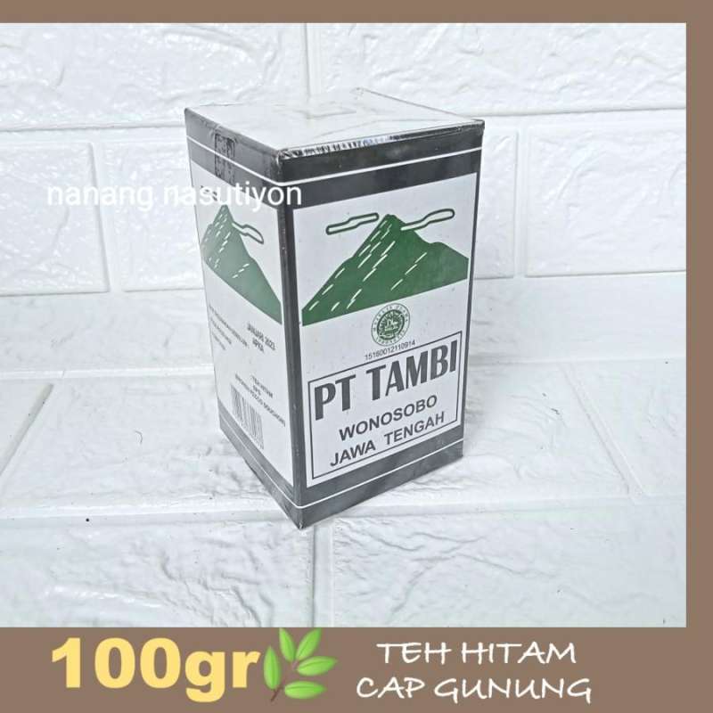 Jual Black Tea Teh Hitam Cap Gunung (bps) Tambi Wonosobo 100gram Di ...