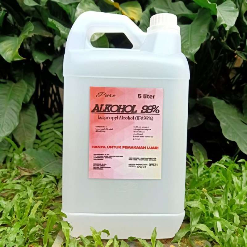 Promo isopropyl alcohol IPA 99% 5 Liter Isopropil Alkohol 99 Diskon 23% ...