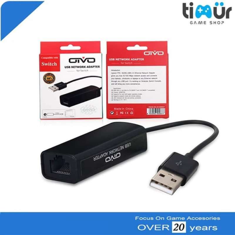 Jual USB Network Adapter LAN Connection Ethernet Converter Nintendo ...