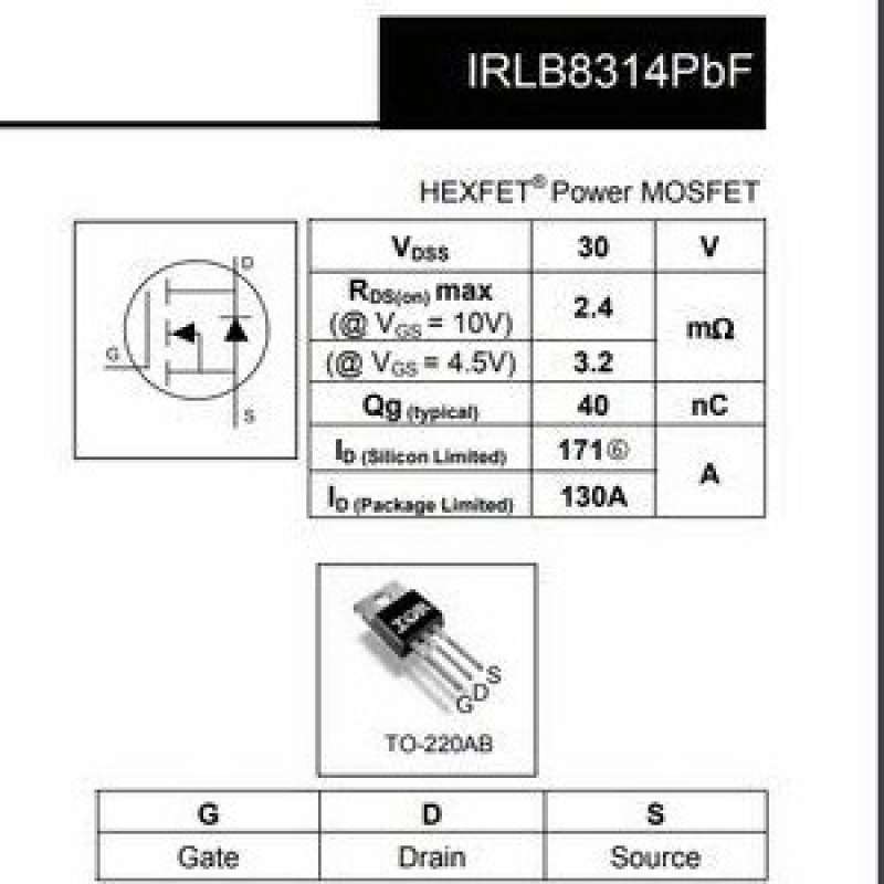 Robert Indiana Love 5PCS/LOT IRLB3034PBF IRLB3034 HEXFET Power MOSFET ...