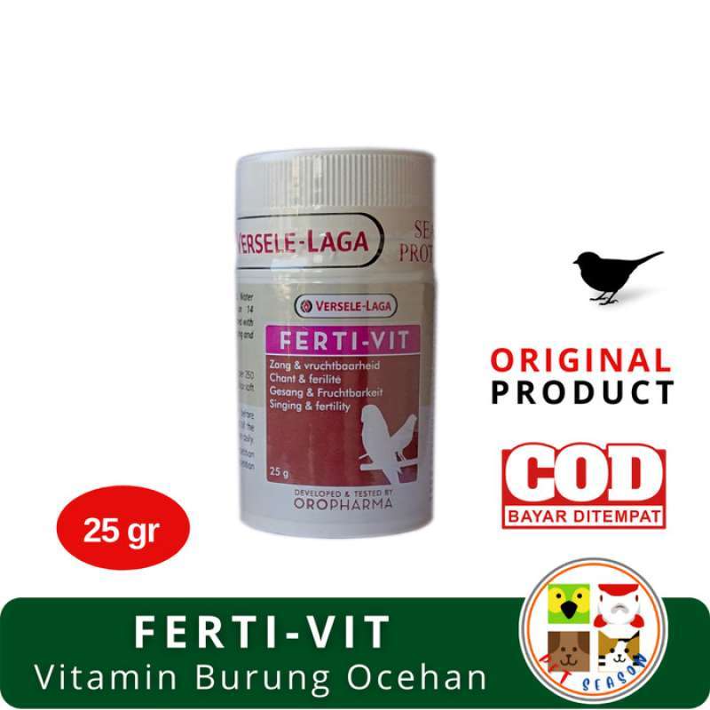Promo Vitamin Obat Burung Kicau Ferti-Vit Untuk Kenari Lovebird ...