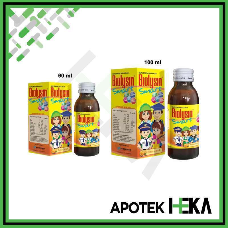 Jual Biolysin Smart Syrup 60 Ml / 100 Ml - Sirup Multivitamin Anak ...