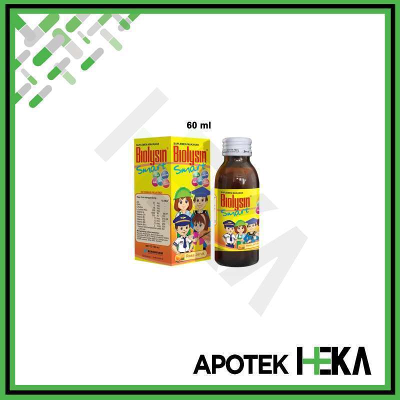 Jual Biolysin Smart Syrup 60 Ml / 100 Ml - Sirup Multivitamin Anak ...