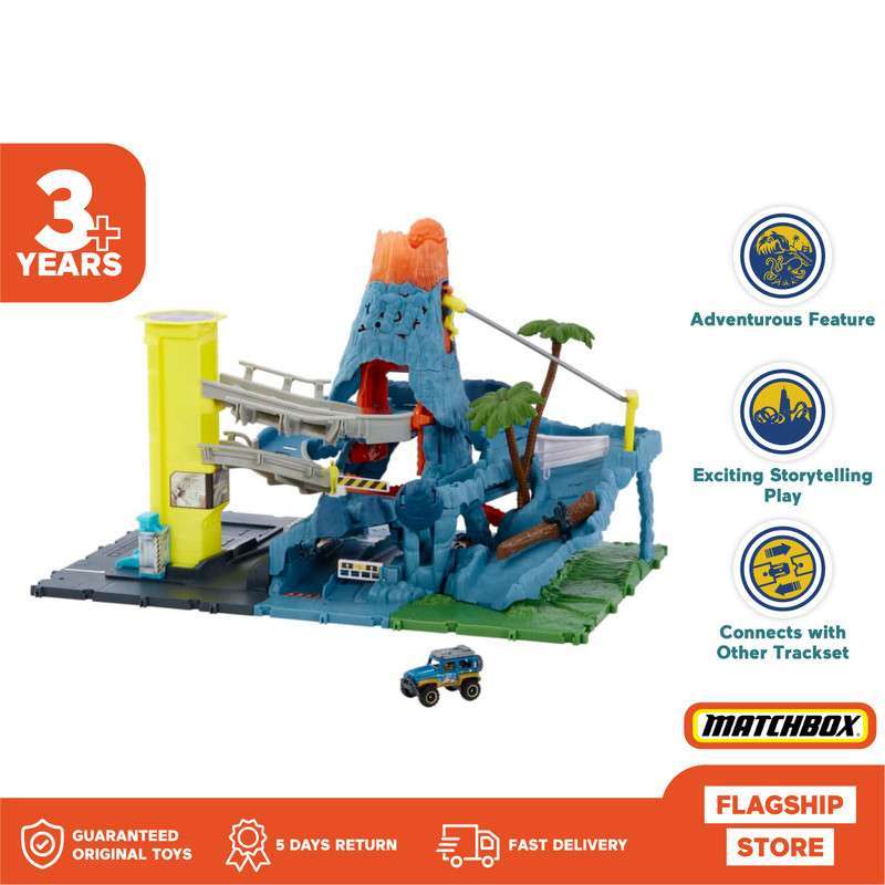 Promo Matchbox Action Drimers Volcano Escape Playset - Mainan Trek ...