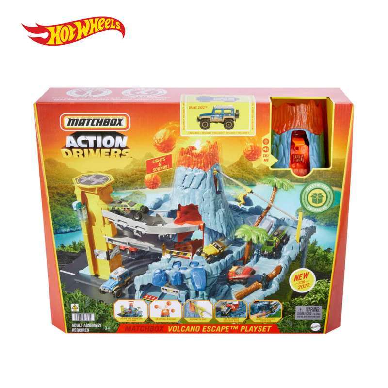 Promo Matchbox Action Drimers Volcano Escape Playset - Mainan Trek ...