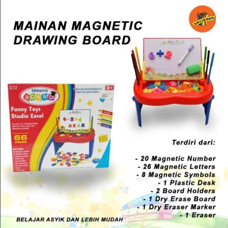 Jual MAINAN MAGNETIC DRAWING BOARD - Papan Tulis Magnet di Seller Toko ...